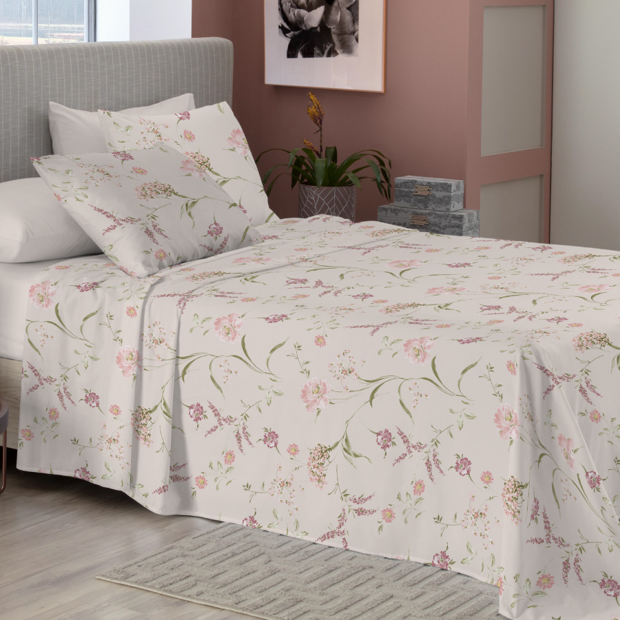 Camesa - Jgo sabanas de algodon modelos FLOREADOS CAMESA de 2 1/2 plz ...